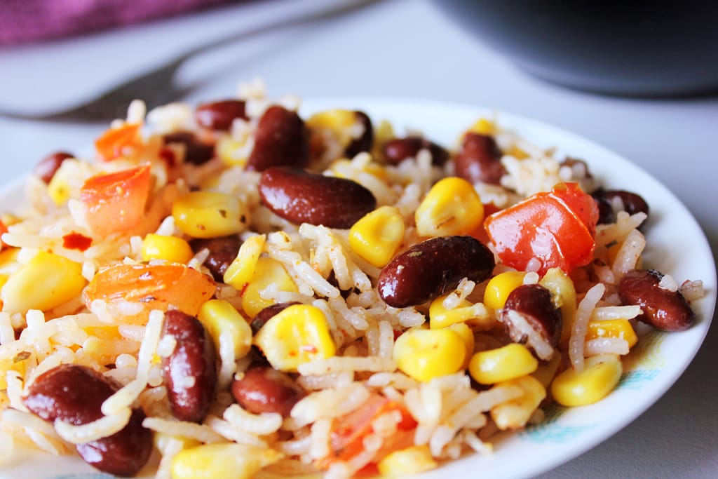 RICE AND BEAN SALAD – Simple Delishables