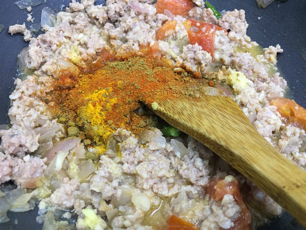 Ground Mutton with Potatoes and Green Peas – Simple Delishables